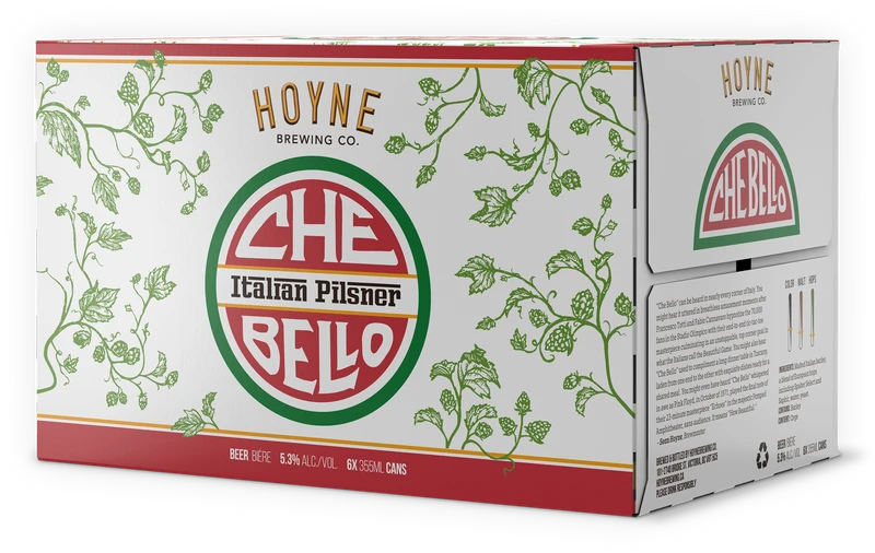 Che Bello Italian Pilsner 6 Pack Cans – Hoyne Brewing Company